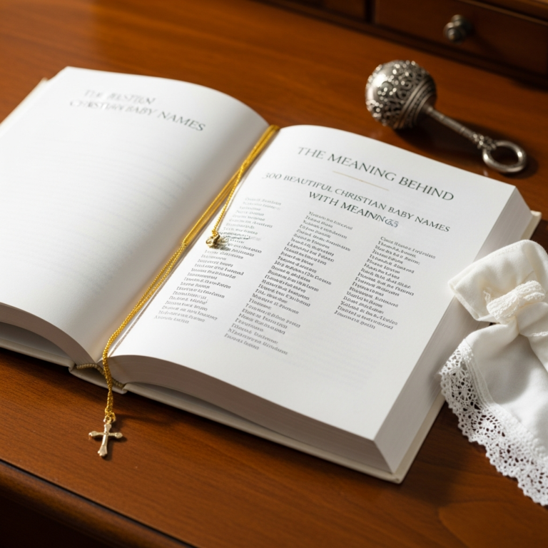 300 Beautiful Christian Baby Names with Meanings